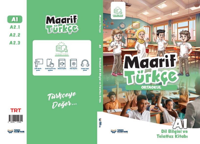 Maarif Türkçe A1 - Ders Kitabı Çalışma Kitabı Telaffuz Kitabı SET of 3 ...